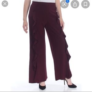 Bar III | Pants & Jumpsuits | Nwt Bar Iii Ruffle Pant | Poshmark